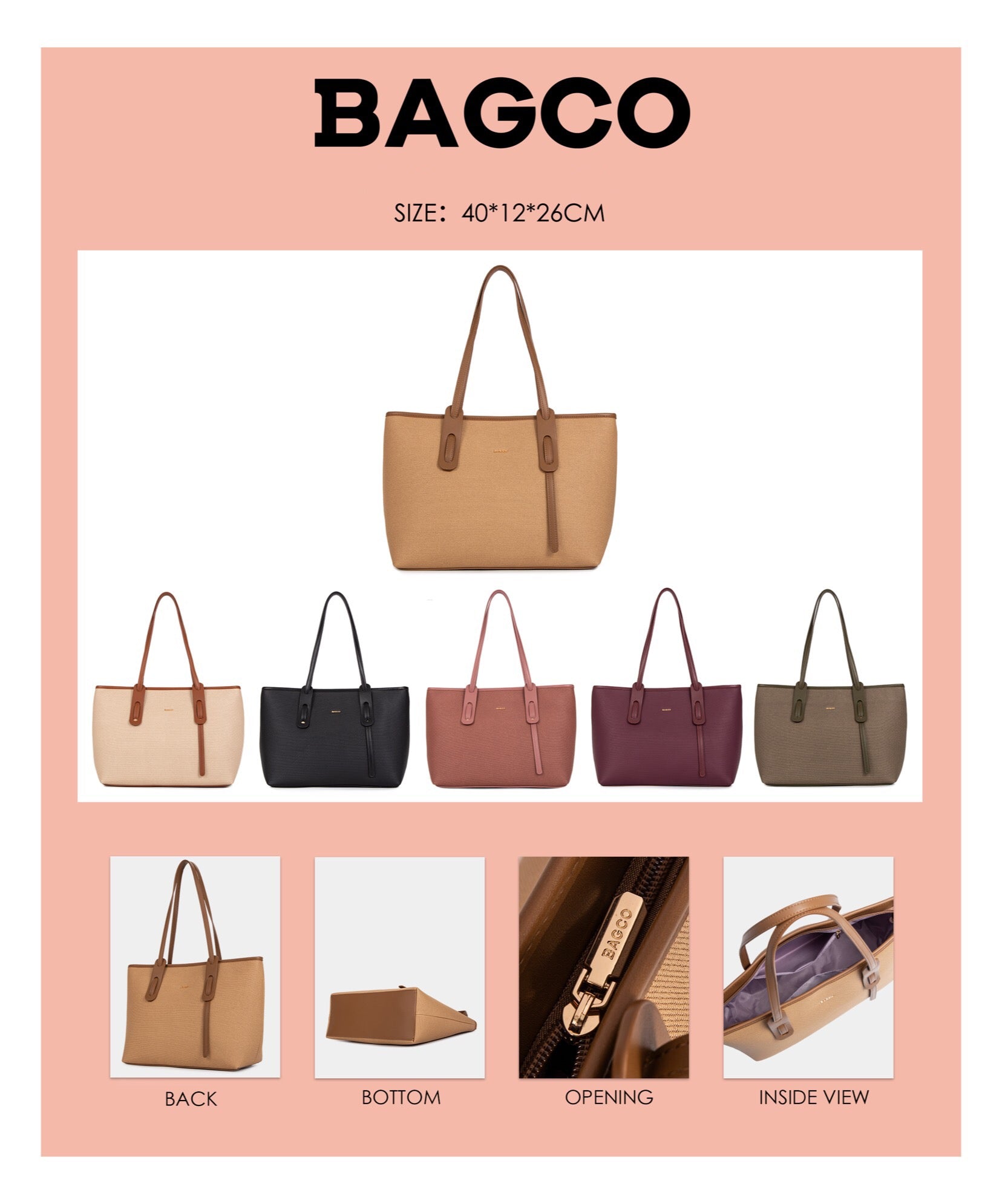 Bagco Tiffany - Wine Red – madamforbag